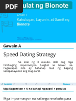 Bionote (Filipino) | PDF