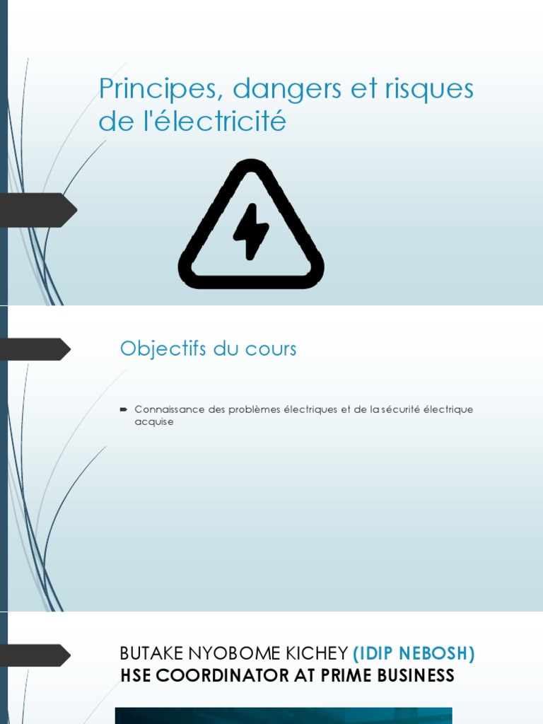 Electrical Safety FRENCH | PDF | Électricité | Résistance (électricité)