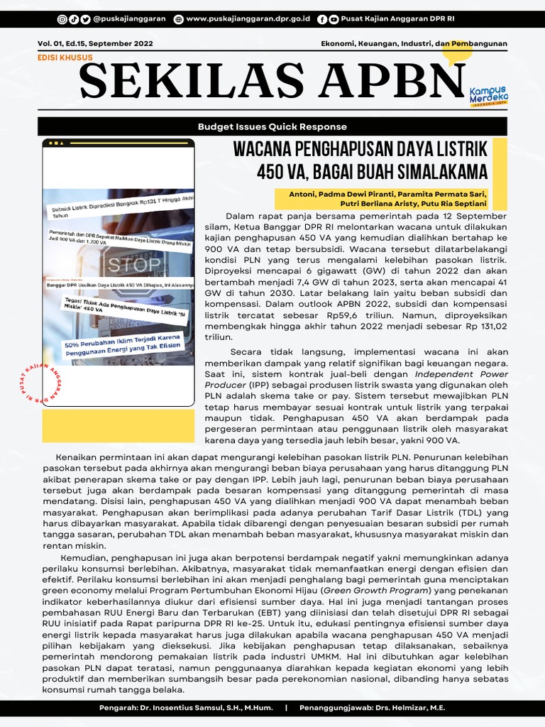 Sekilas Apbn Public 14 | PDF