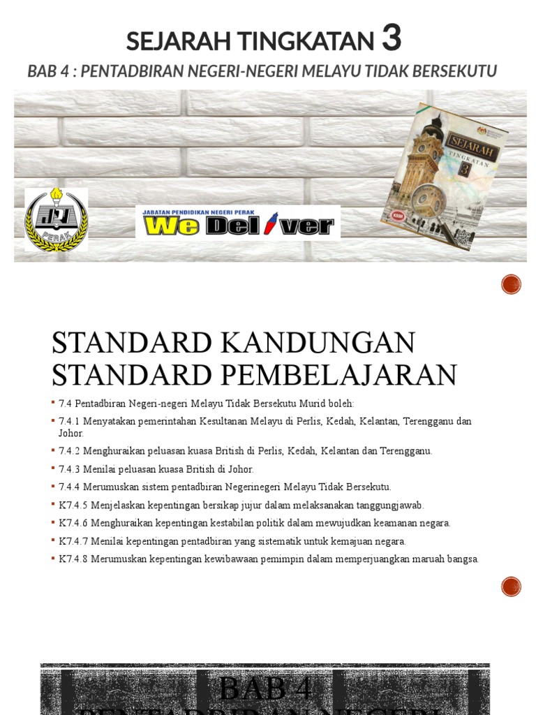 PP Bab 4 Sejarah Tingakan 3 | PDF
