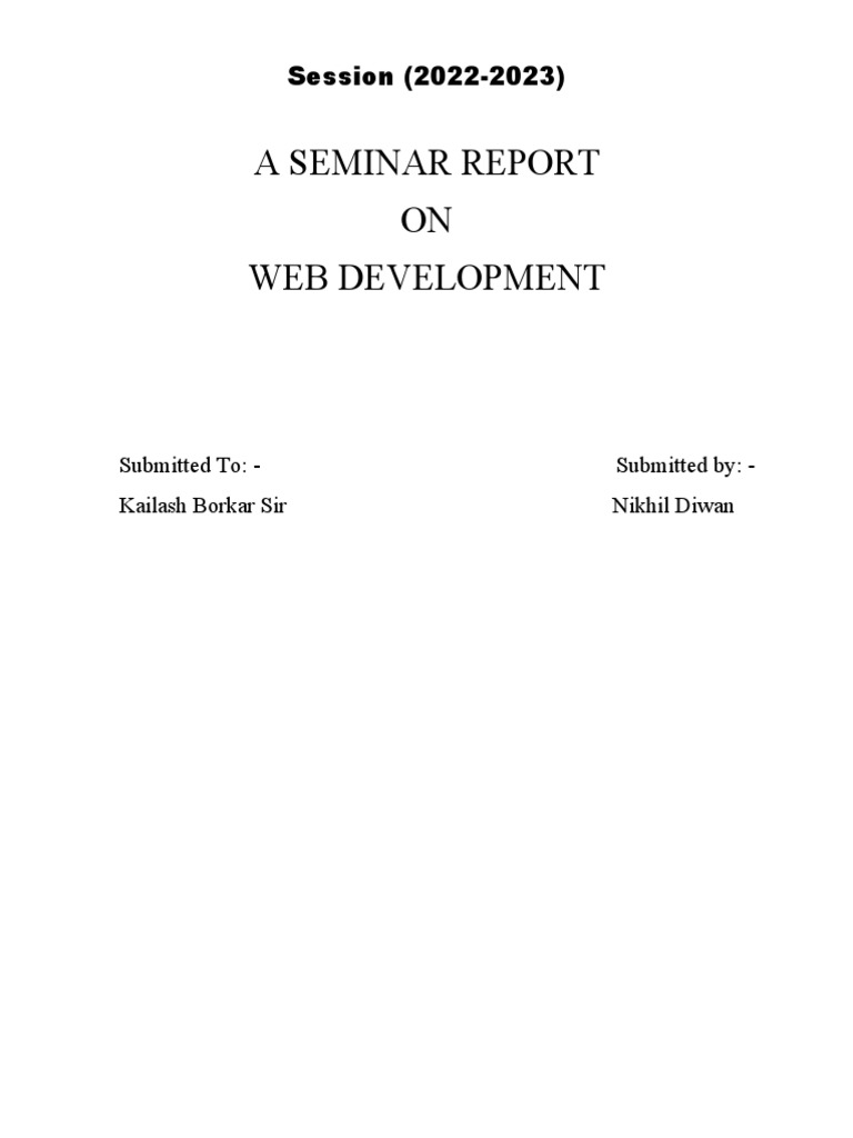 Nikhil | Download Free PDF | Html Element | Html