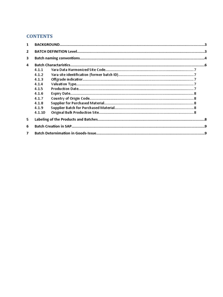 SAP Batch Definition | PDF | Computing | Business