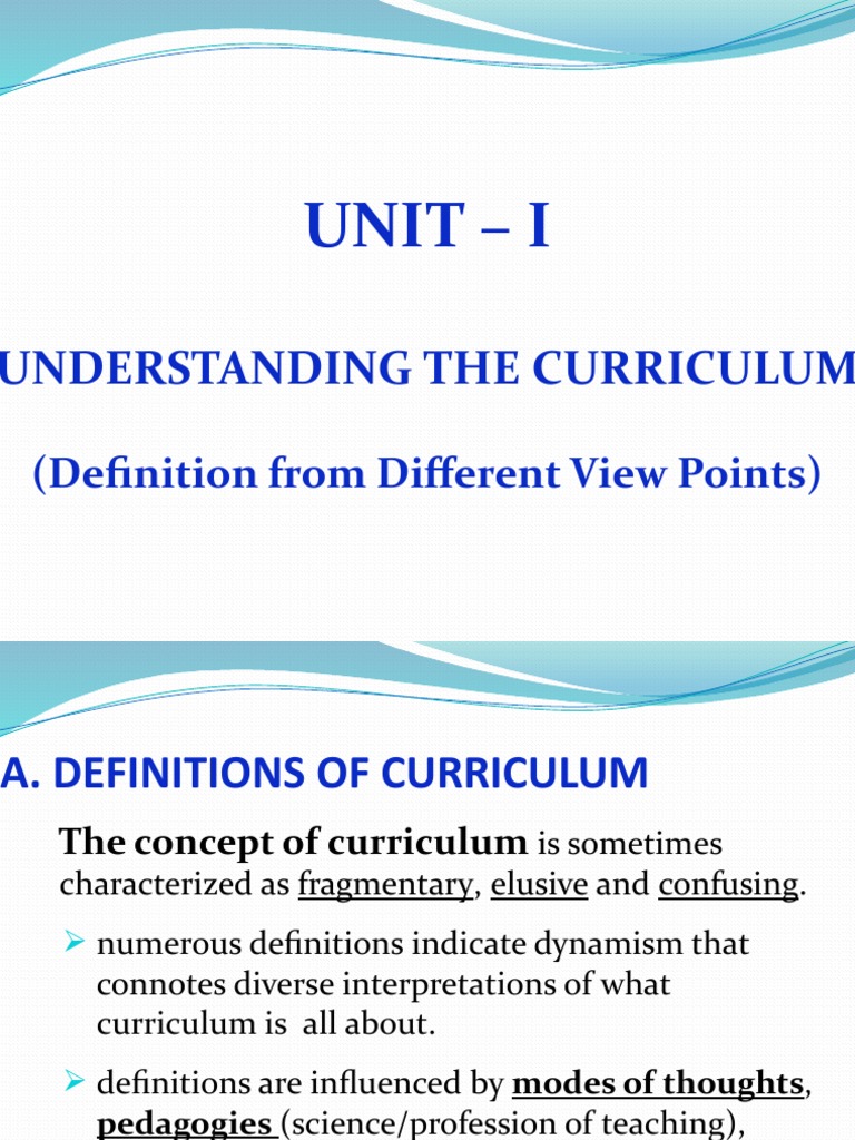 Understanding Curriculum Definitions and Models in 40 Characters | PDF | Curriculum | Learning