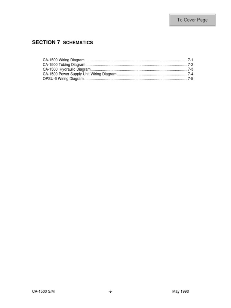 CA-1500 SM #7 Schematics | PDF