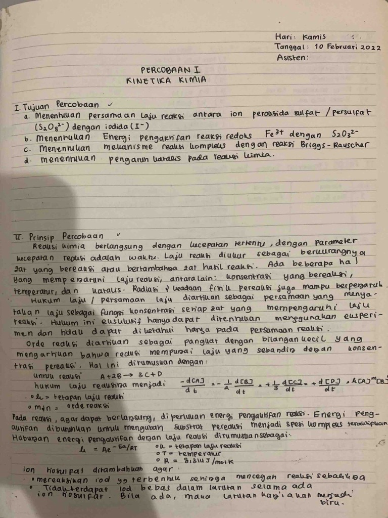 Jurnal Kimia 2a | PDF