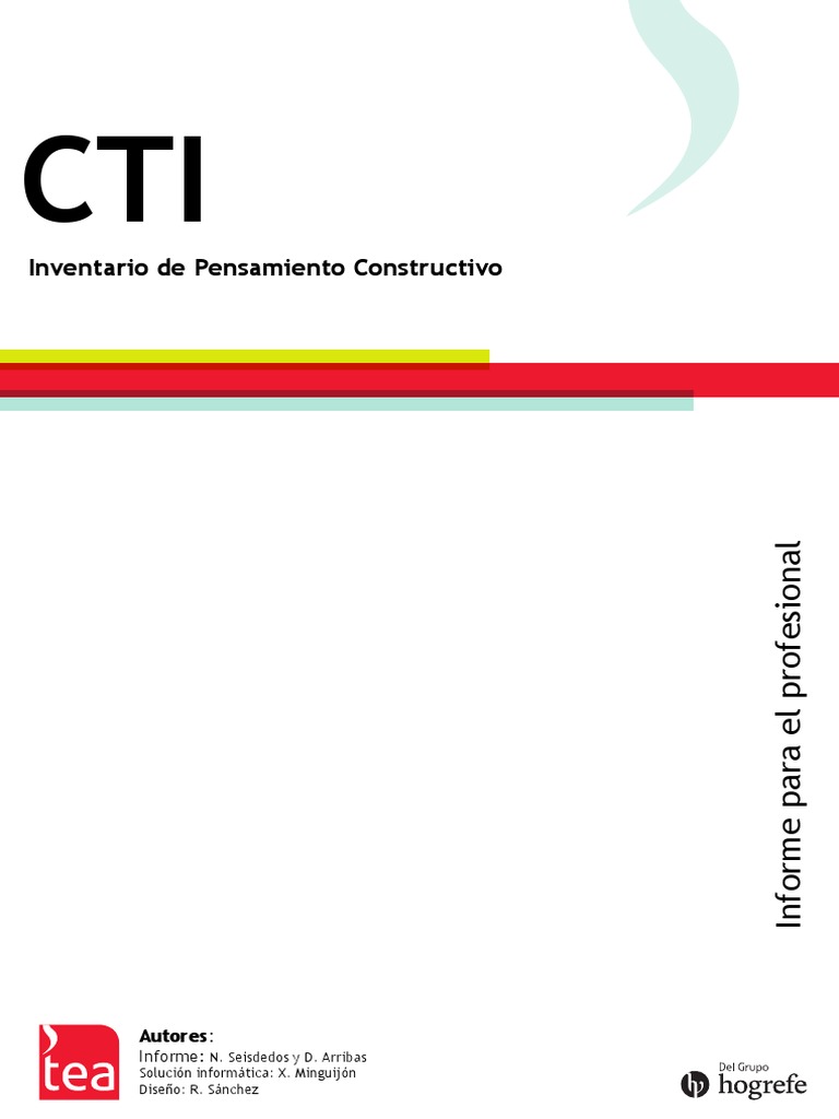 Informe sobre Pensamiento Constructivo | PDF | Pensamiento | Las emociones