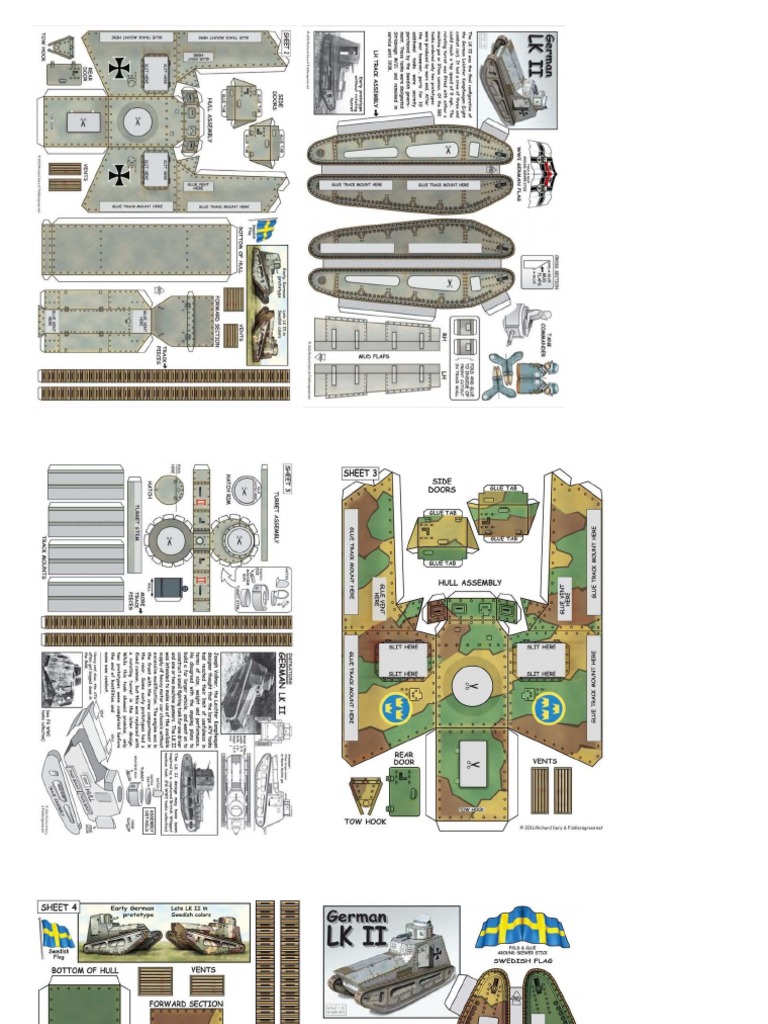 Papercaft Tank of War | PDF