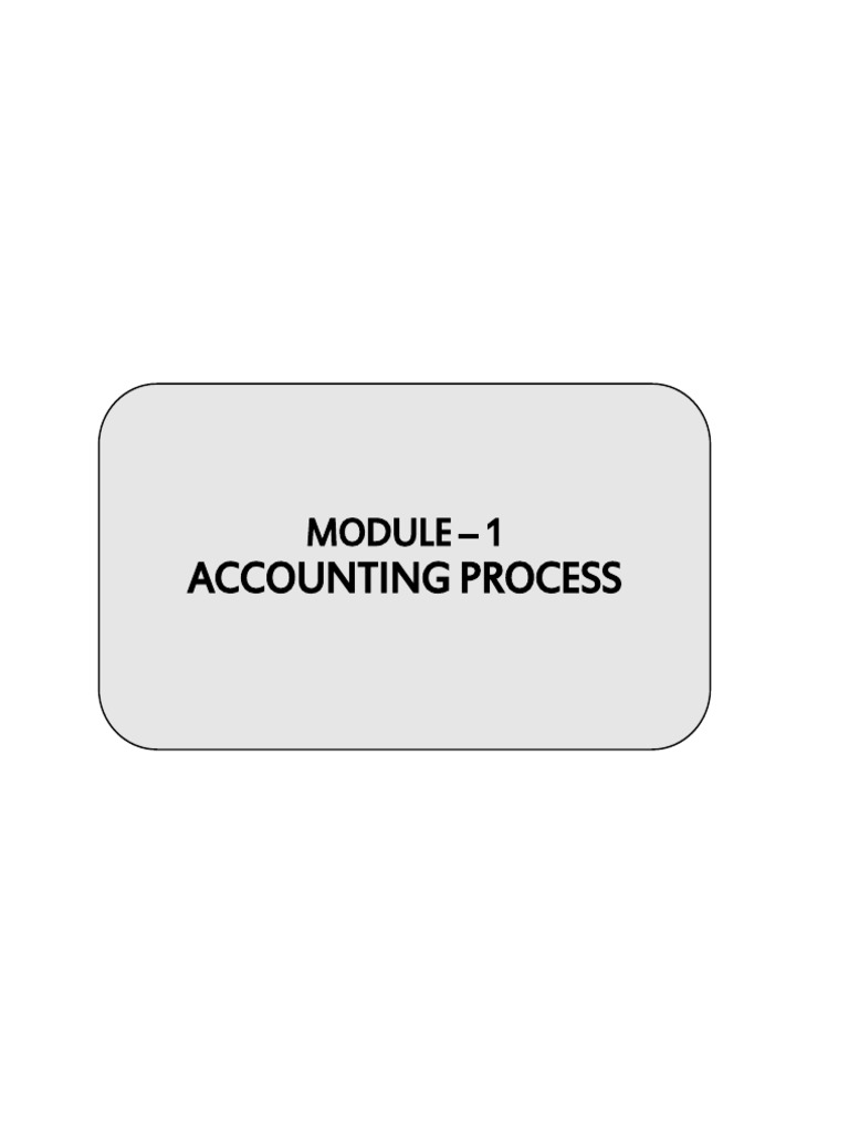 Chapter 1 | PDF | Debits And Credits | Bookkeeping