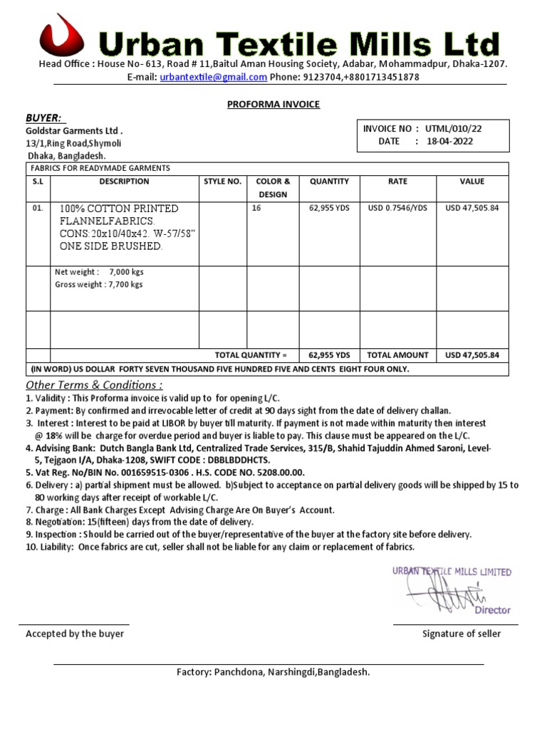 Gold Star Pi 18 - 04 - 2022 | Download Free PDF | Invoice | United ...