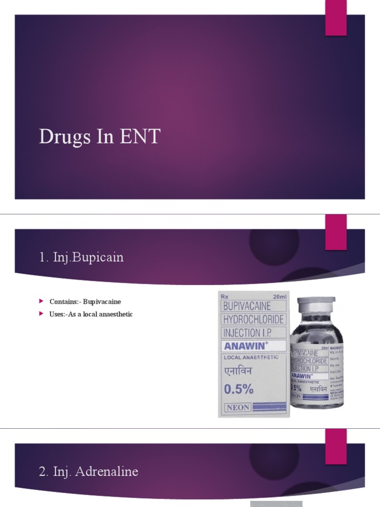 Drugs in Ent | PDF | Vertigo | Pharmacology