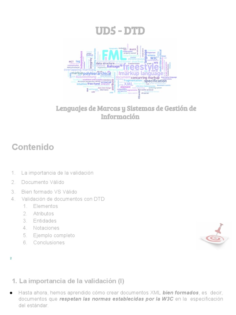 Ud5 - DTD | PDF | Xml | Ingeniería de software