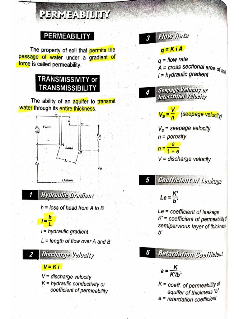 Permeability Seepage | PDF