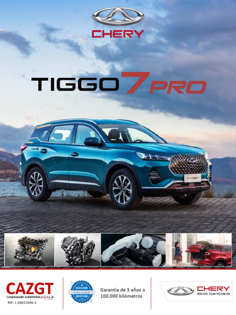 Ficha Teicnica Tiggo 7PRO | PDF | Sistema de freno antibloqueo | Vehículos de ruedas