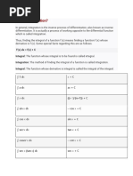 Integration Formula Sheet Class12 Teachoo | PDF | Mathematics ...
