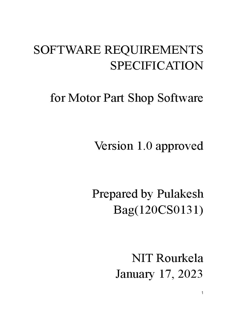 MPSS SRS | PDF | User (Computing) | Password