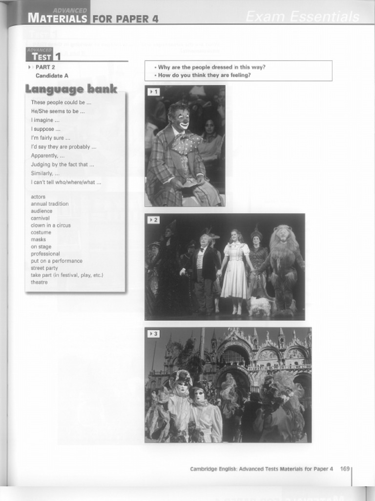 CAE - Speaking & Writing - CAE1 - All Samples | PDF