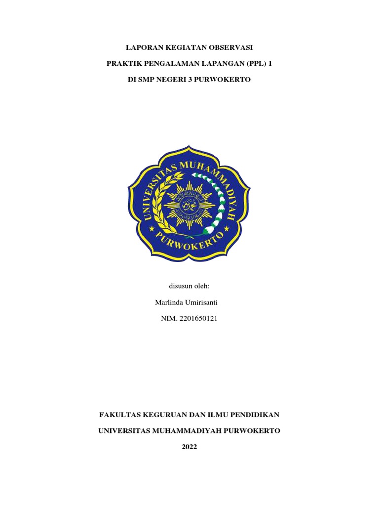 Marlinda Fix Kerangka Laporan Observasi PPL SMP 3 Purwokerto On Going... BGT BGT | PDF | Karier ...