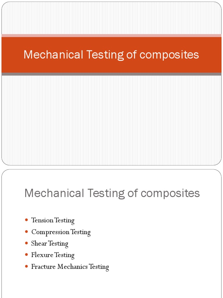 Composite Materials Mechanical Testing | PDF | Composite Material | Bending
