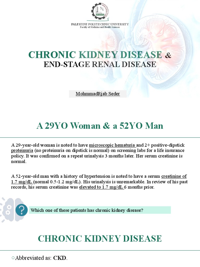 Chronic Kidney Disease | PDF | Chronic Kidney Disease | Diseases And Disorders