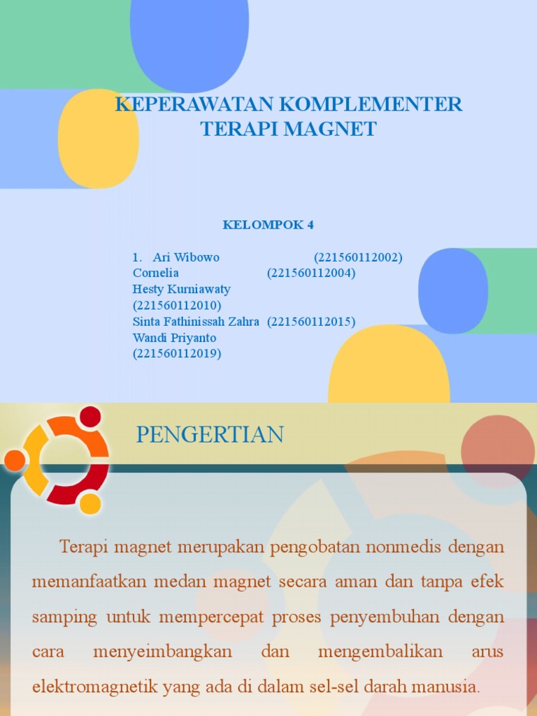 Kelompok 4 - Terapi Magnet | PDF