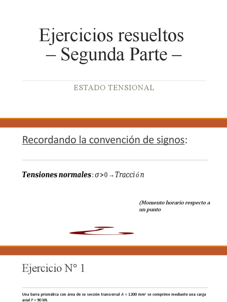 Ejercicios Resueltos - Estado Tensional - Segunda Parte | PDF | Estrés ... Ejercicios Resueltos - Estado Tensional - Segunda Parte | PDF | Estrés ...