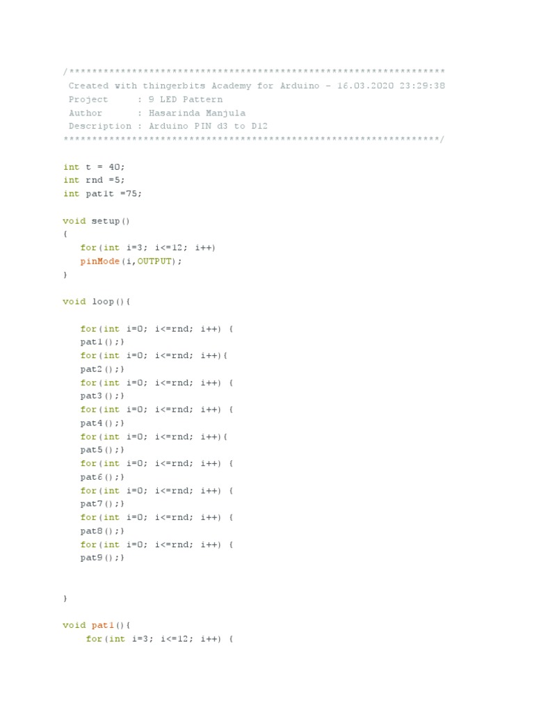 Pattern Code | PDF | Computer Engineering | Software Engineering Pattern Code | PDF | Computer Engineering | Software Engineering