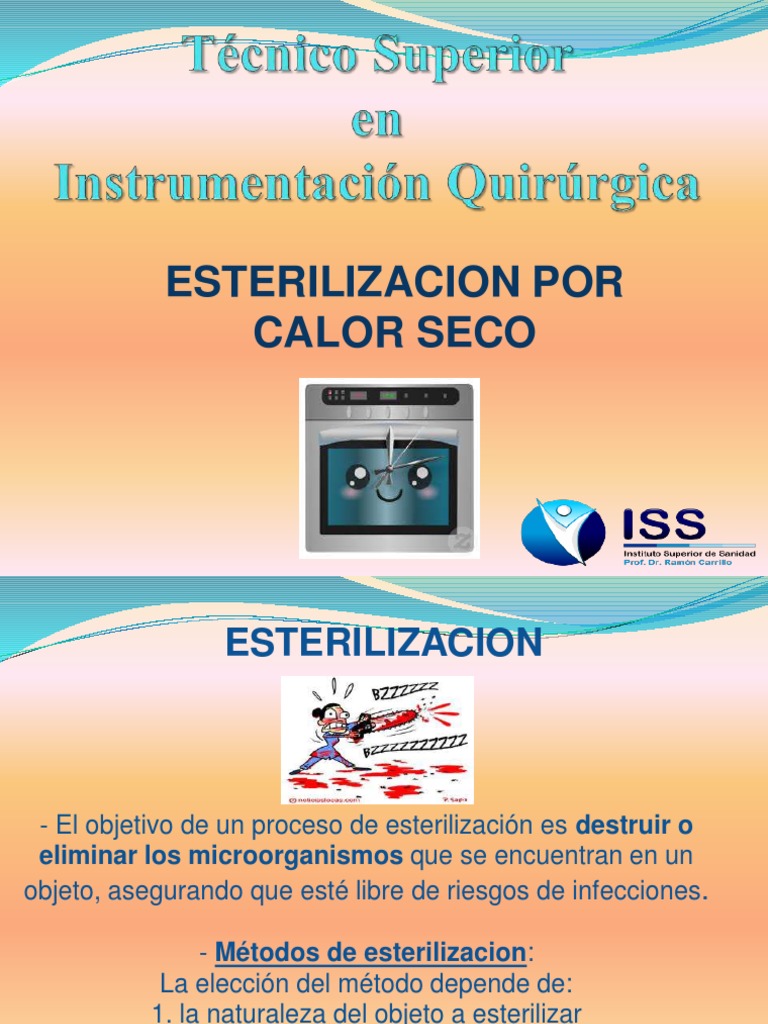 Esterilizacion - Calor - Seco | PDF | Esterilización (Microbiología ...
