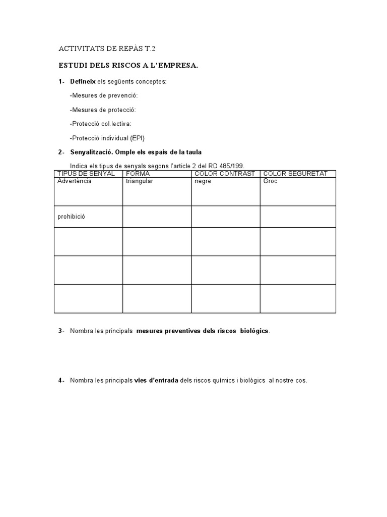 Activitats Tema 2 | PDF