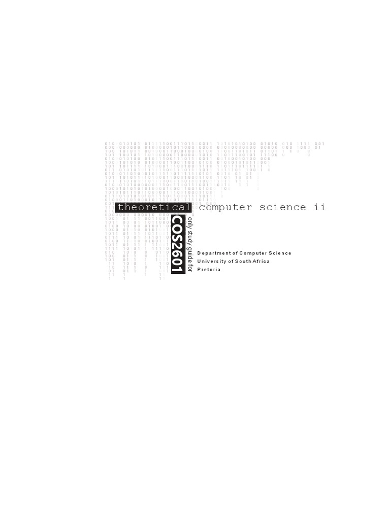 COS2601 Guide | PDF | Language Arts & Discipline | Foreign Language Studies