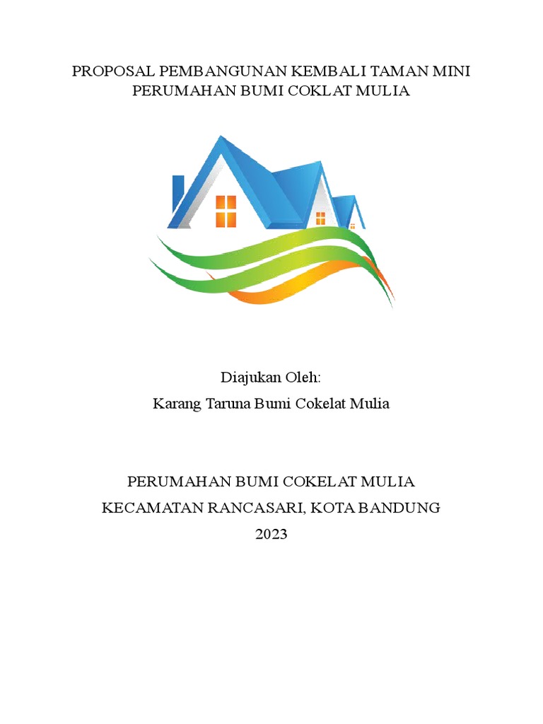 Proposal Pembangunan Kembali Taman Mini Perumahan Bumi Coklat Mulia | PDF