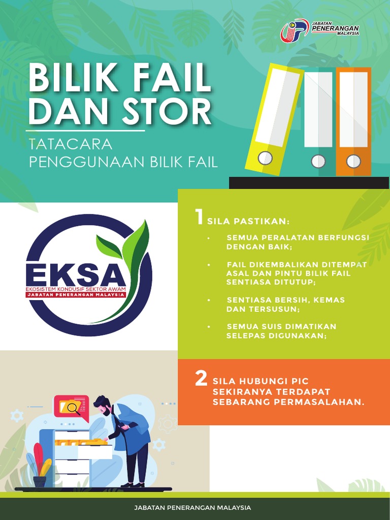 Tatacara Penggunaan Bilik Fail | PDF