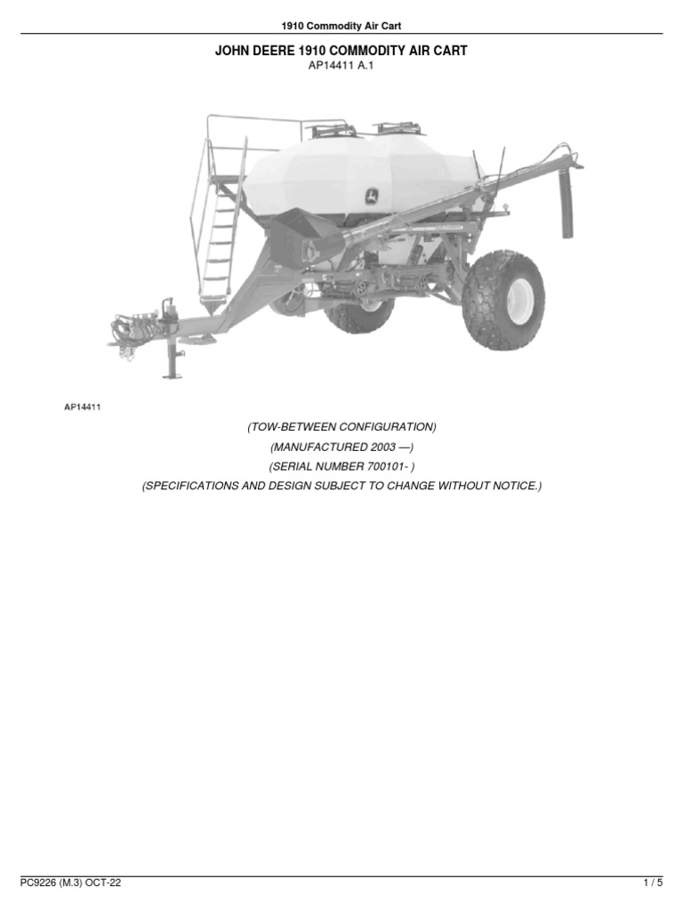 1910 Commodity Air Cart Ground Drive Introduction | PDF | Screw ...