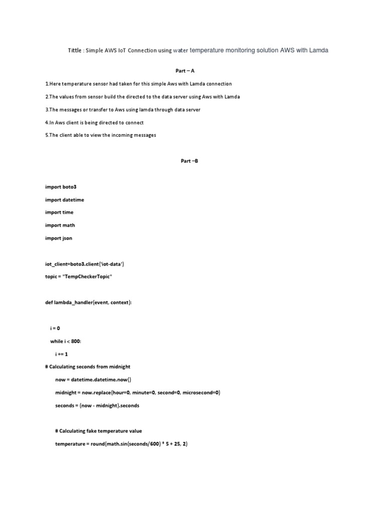 Extended Aws Iot Connection Pdf