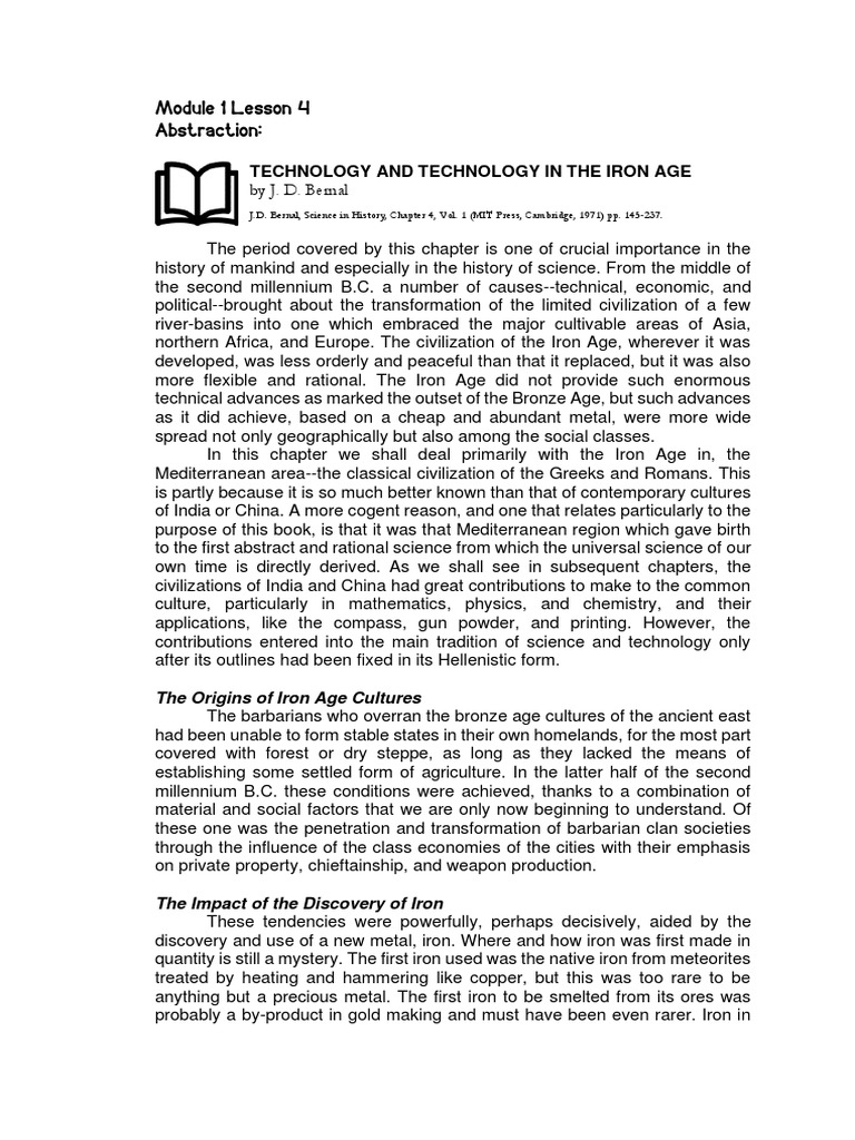 STS 121 M1L4 Abstraction | PDF | Roman Republic | Science