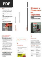 Formato Tarjeta de LOTO | PDF | Ingeniería mecánica | Ingenieria Eléctrica