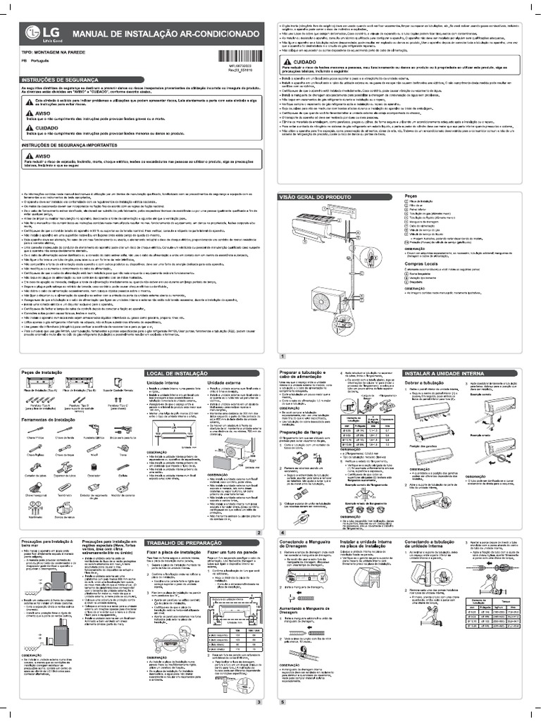 Manual de Instalação LG | PDF Manual de Instalação LG | PDF