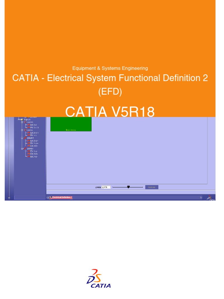 CATIA - Electrical System Functional Definition 2 (EFD) | Download Free ...