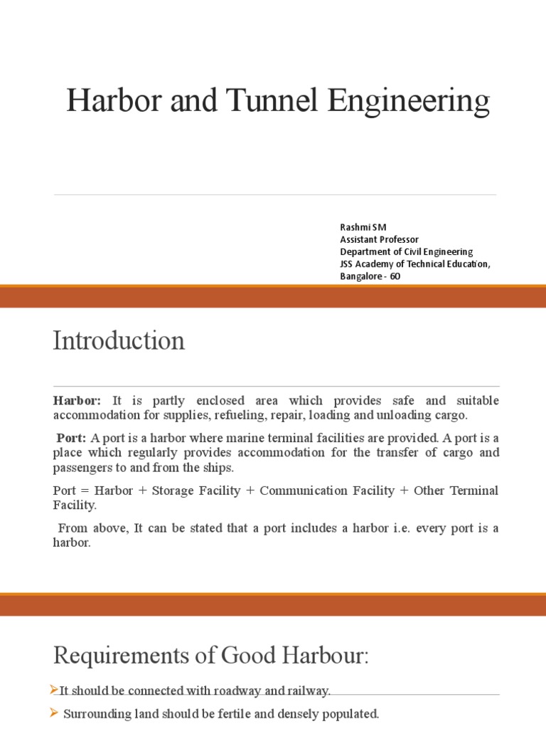 Harbour Engineering | Download Free PDF | Harbor | Wharf