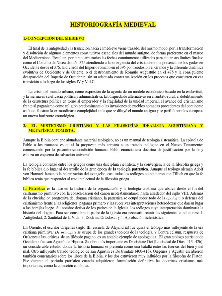 Historiografía Medieval | PDF