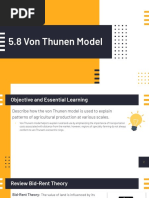 AP Human Geography: Von Thunen Model | PDF | Agriculture | Farms