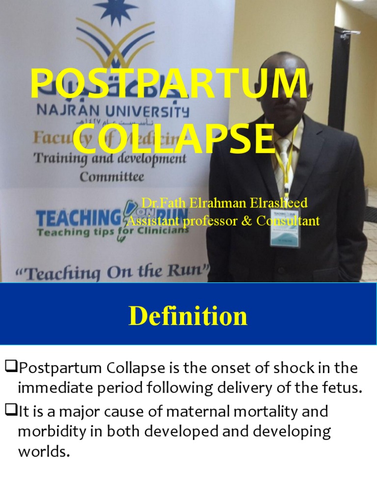 Postpartum Collapse | PDF | Childbirth | Caesarean Section