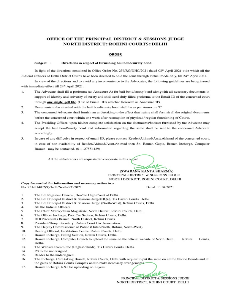 Virtual Bail Bond Guidelines | PDF | Bail | Surety