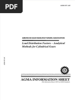 List of Gear Standards - Agma | PDF | Technology & Engineering | Computers