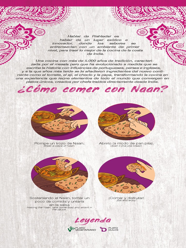 Nueva Carta Rishtedar - Holanda Vitacura 2021 | PDF | Curry | Cocina india