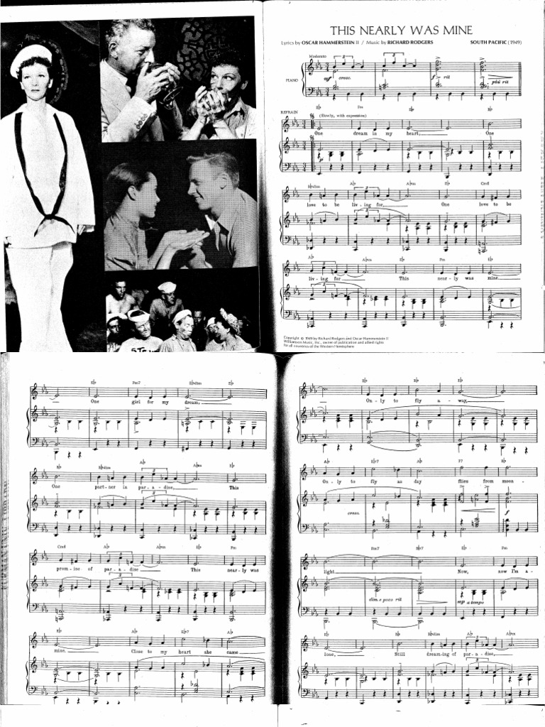 This Nearly Was Mine Sheet Music | PDF