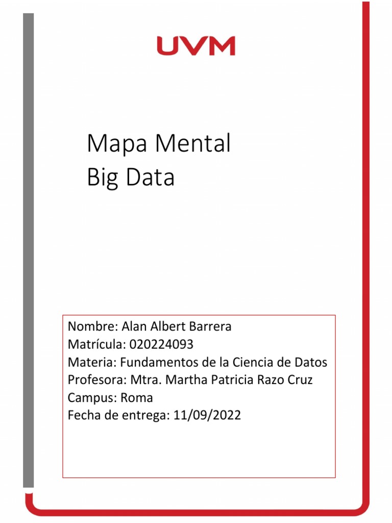 Mapa Mental Big Data | PDF