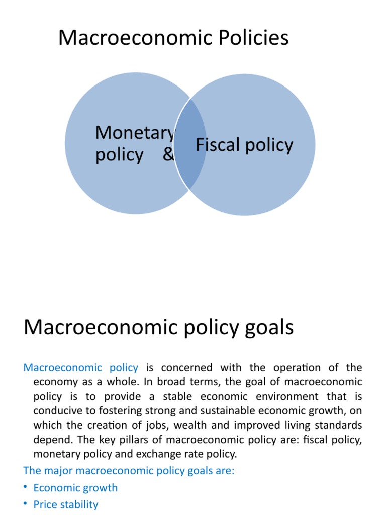 Fiscal and Monetary Policy Overview | PDF | Monetary Policy | Reserve ...