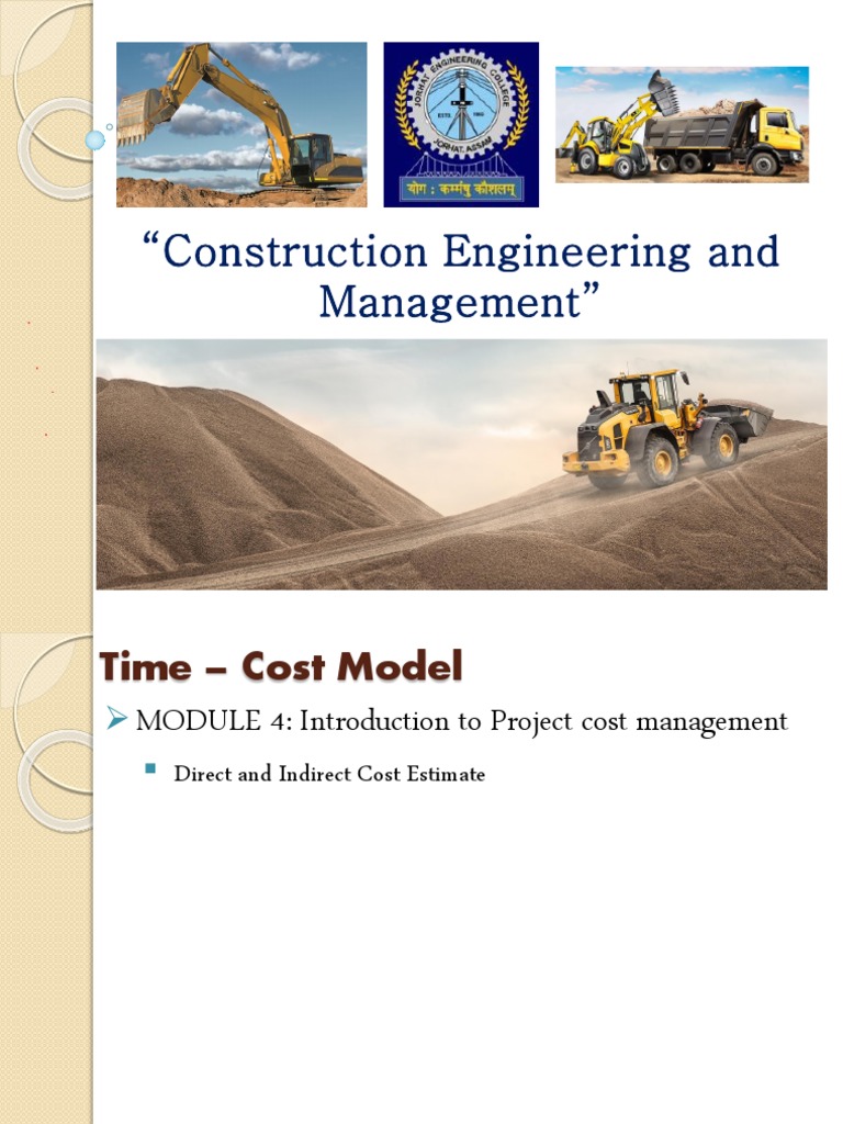 Time Cost Models-1 | PDF | Cost | Procurement
