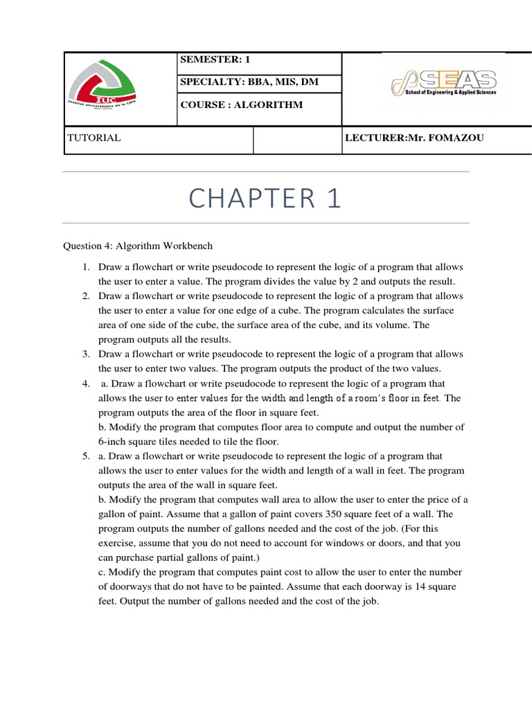 Tutorial Set 1 | PDF | Interest | Sales