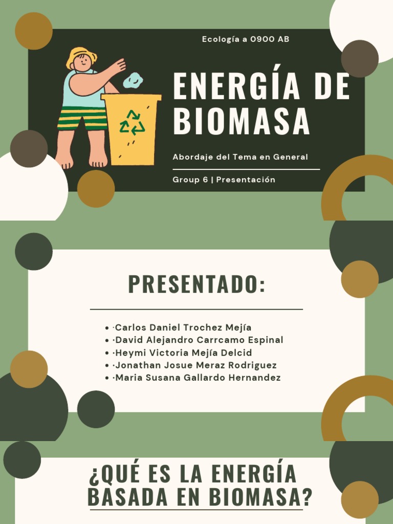 Energía Biomasa | PDF | Biomasa | Energía renovable